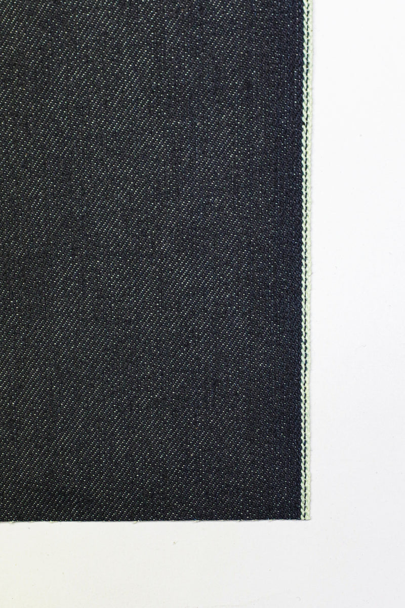 DEEP INDIGO GREENCAST SELVEDGE DENIM | Nama Denim