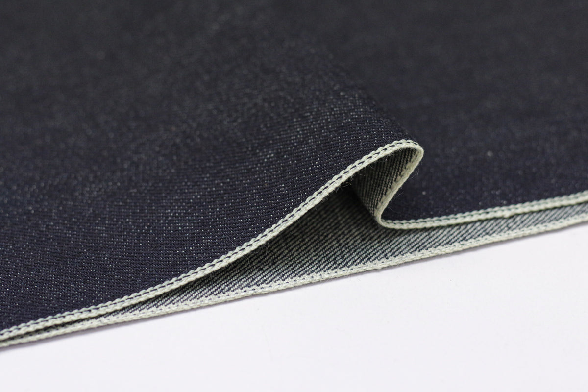 DEEP INDIGO GREENCAST SELVEDGE DENIM* | Nama Denim