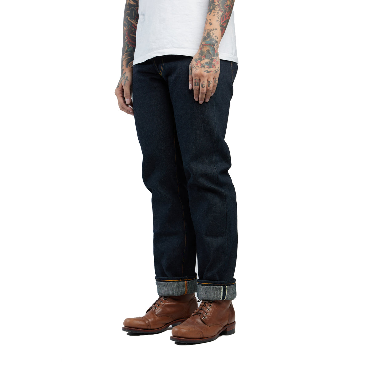 NP005 - OMOTAI GREEN CAST TWO TONE SELVEDGE DENIM | Nama Denim